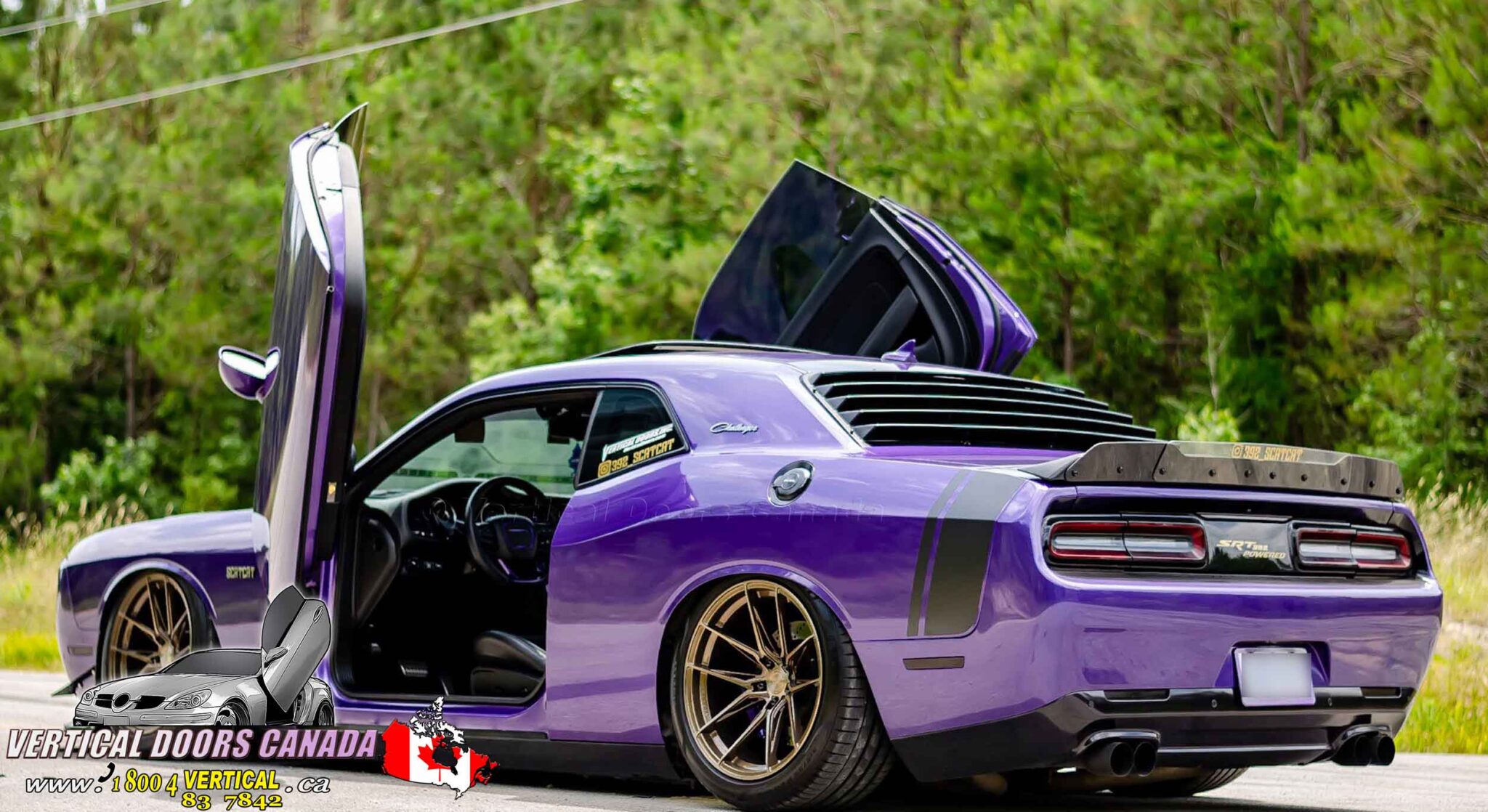Dodge Challenger 2009-2023 Lambo Vertical Doors Kit – VDCDCHAL08 ...